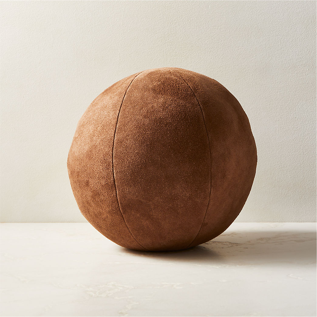 Modern Round Throw Pillows | CB2