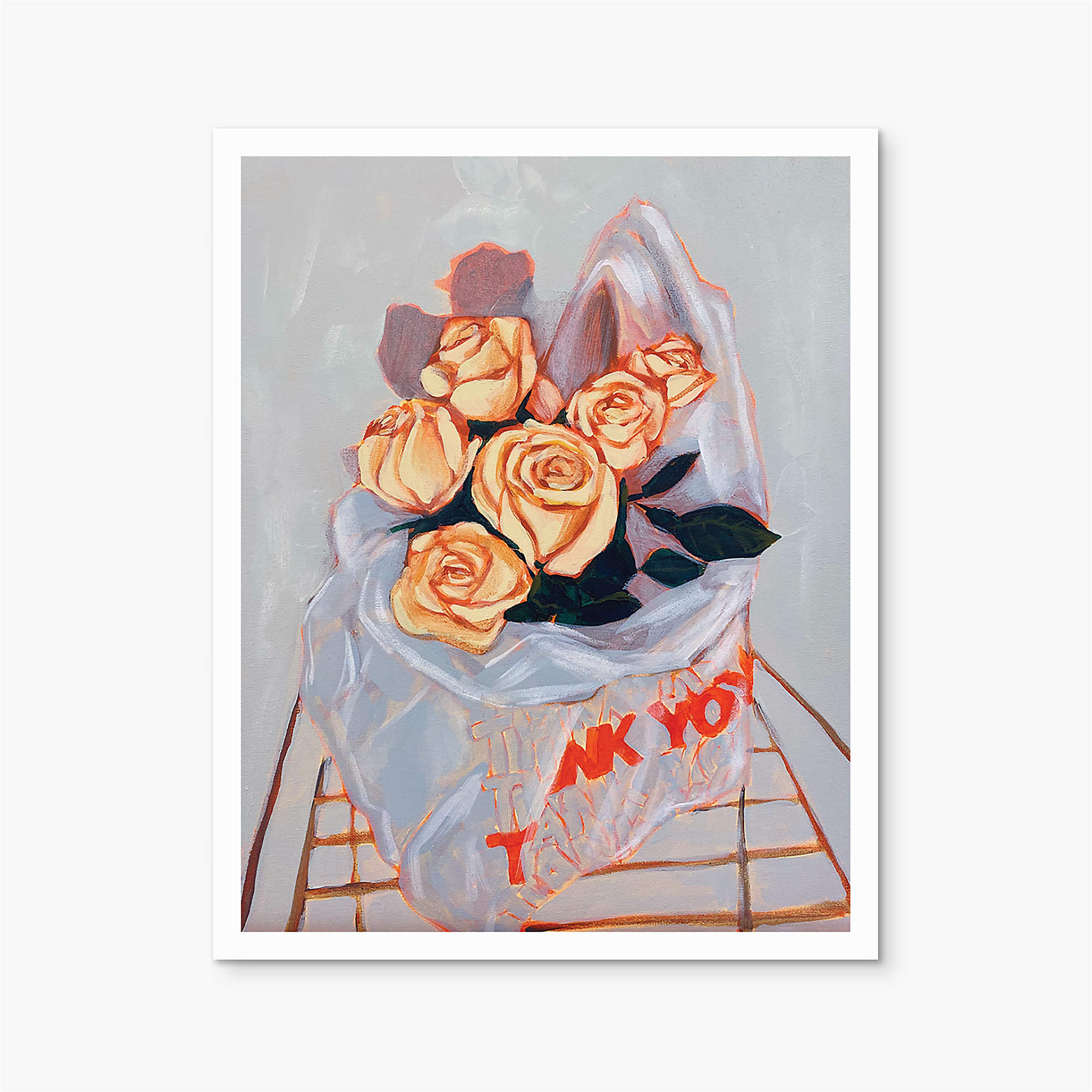 Thank You Roses 11"x14" | CB2 Canada