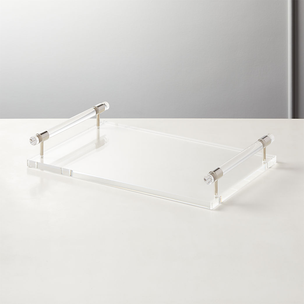 acrylic trays | CB2