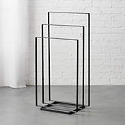 Black Metal Towel Rack + Reviews | CB2