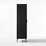 Trace Modern Black Wire Bookcase + Reviews | CB2
