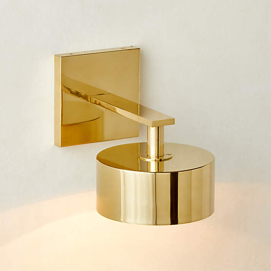 Mantis Swivel Wall Sconce Brass + Reviews | CB2