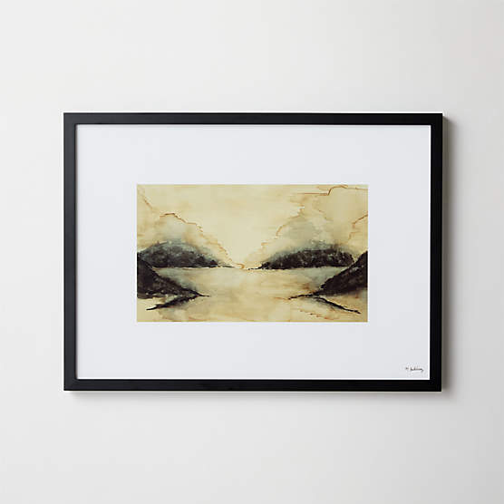 'Ischia' Modern Wall Art 30"X40" + Reviews | CB2