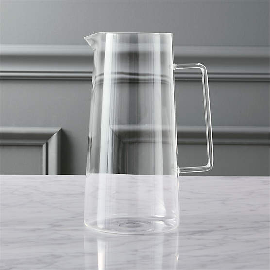 Lawrence Modern Stainless Steel Pitcher + Reviews | CB2