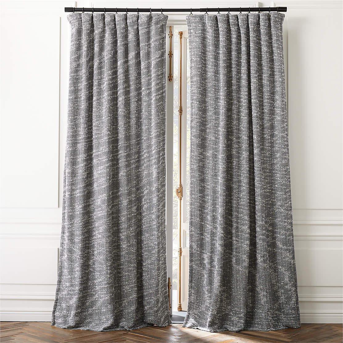 Dark Teal Organic Cotton Velvet Window Curtain Panel 48"x84'' + Reviews ...