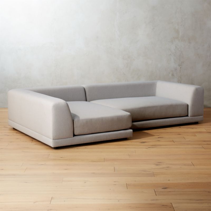 low back sofas | CB2