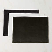 Green Velvet Placemat + Reviews | CB2