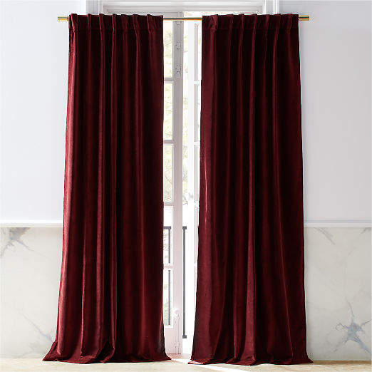 Velvet Curtains | CB2