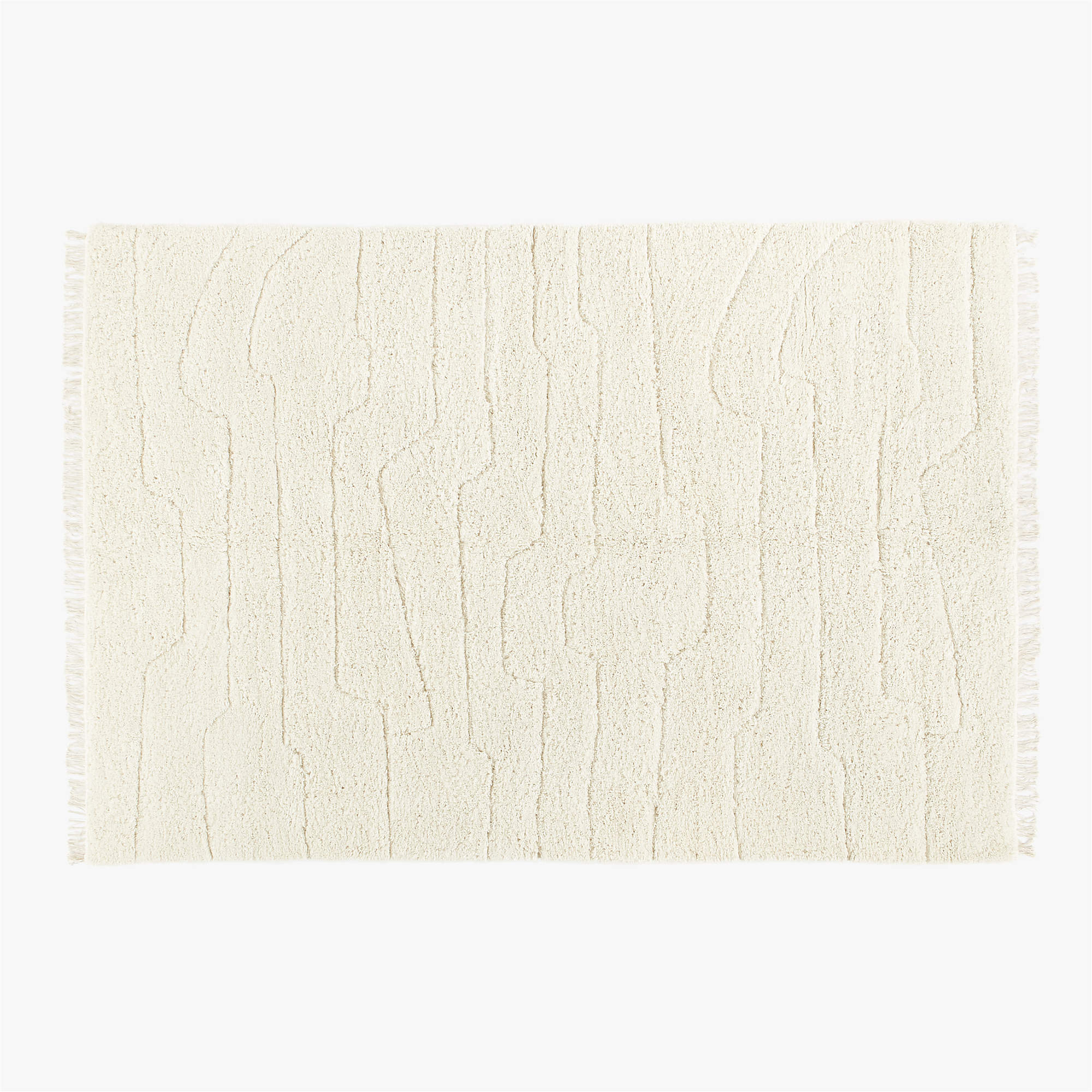 Vida Modern Ivory New Zealand Wool Handknotted Area Rug 6'x9' + Reviews ...