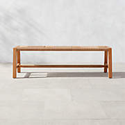 Roc Outdoor Dining Bench Cover | CB2