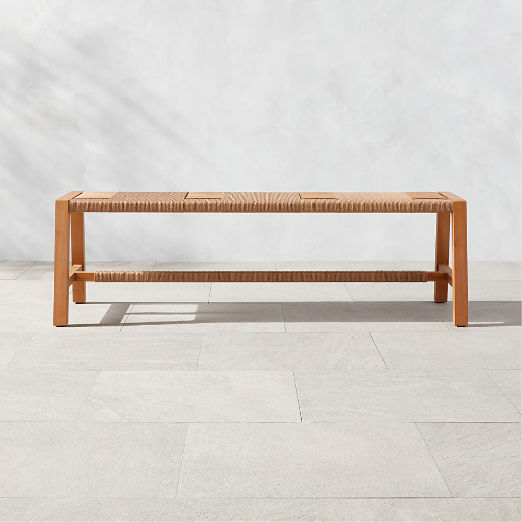 Wood Dining Bench | CB2 Canada