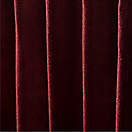 Red Organic Cotton Velvet Window Curtain Panel 48"x108'' + Reviews | CB2