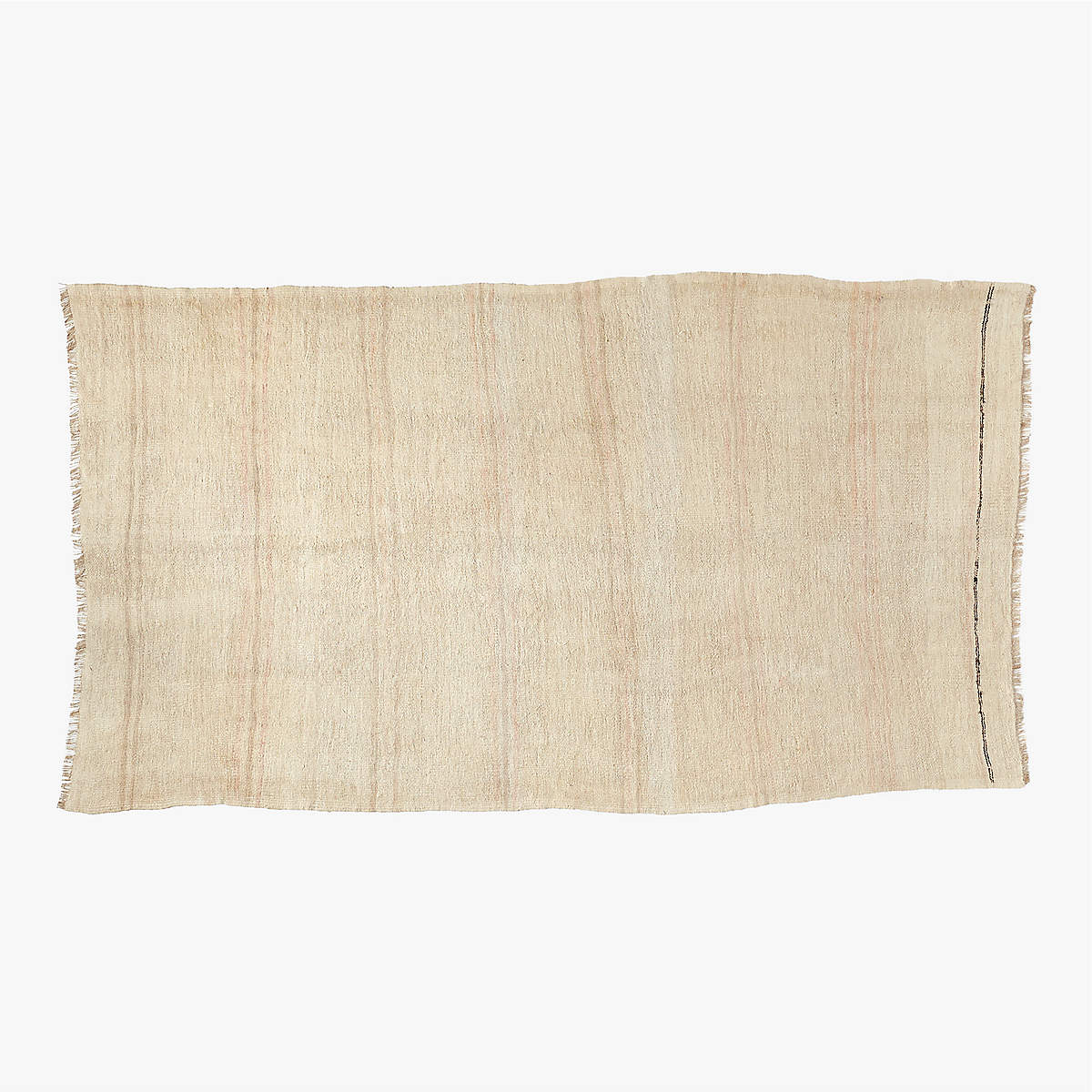 Vintage Handwoven Turkish Hemp Area Rug 5'7"x10'3" | CB2