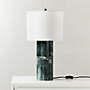 Walden Green Marble Table Lamp Tall + Reviews | CB2