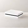 Weiss White Laquered Storage Box Small + Reviews | CB2