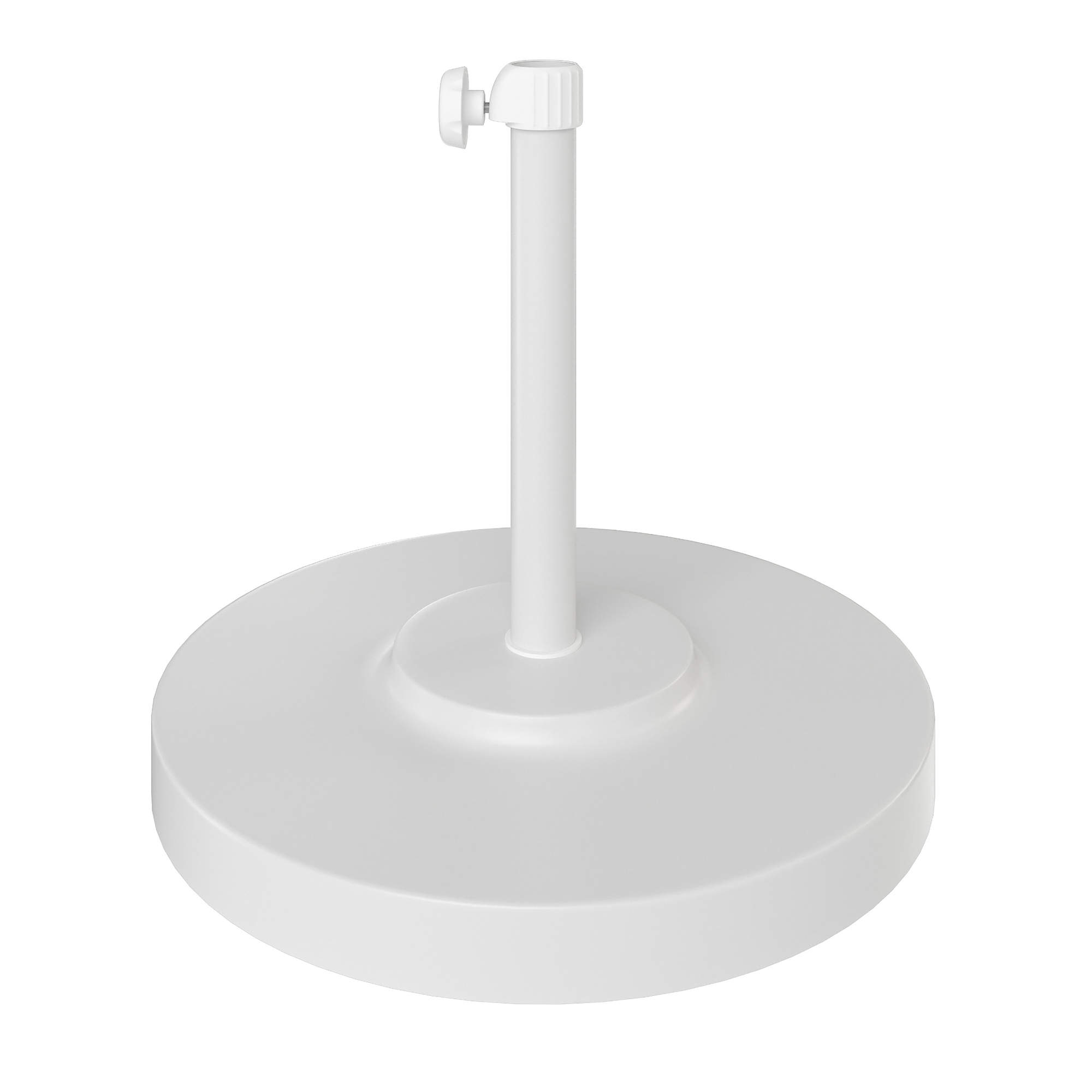 White Outdoor Umbrella Base | CB2