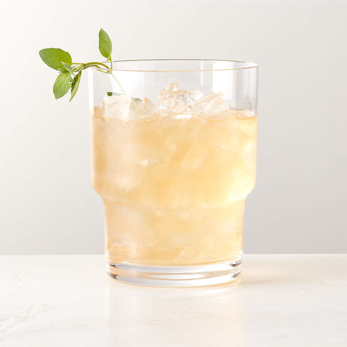 Boaz Clear Cooler Glass | CB2 Canada