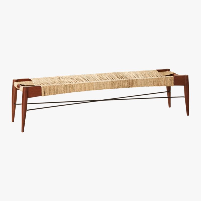 Wrap Large Natural Bench | CB2