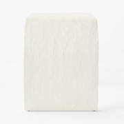 Wynn Ivory Concrete Desk | CB2
