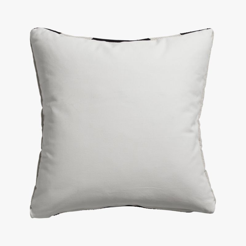 Xbase Black & White Modern Throw Pillow with Feather-Down Insert 23 ...
