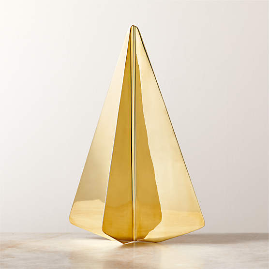 Brass Angel Christmas Tree Topper + Reviews | CB2