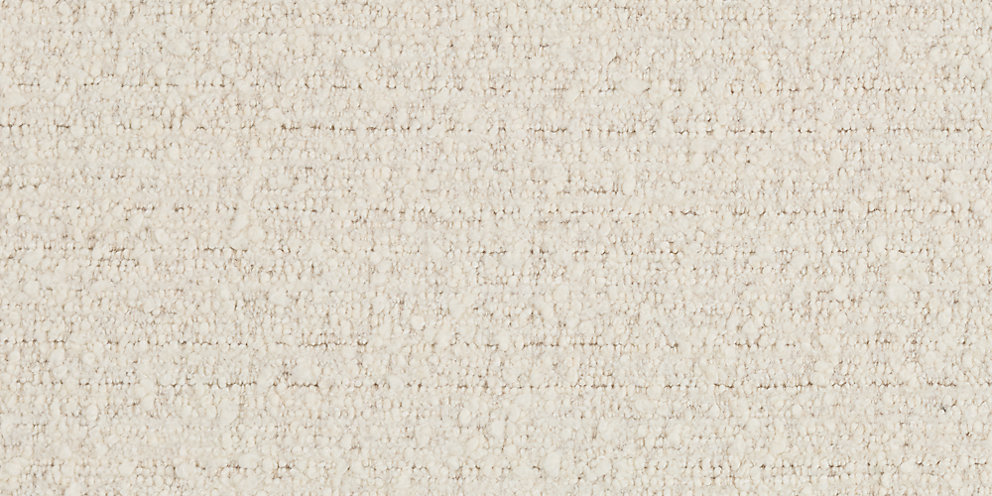 Newt 97" Ivory Boucle Curved Sofa | CB2 Canada