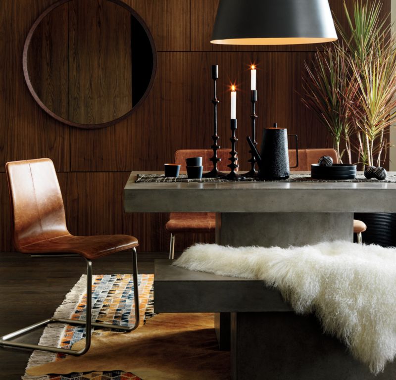 Pony Leather Chair + Reviews | CB2