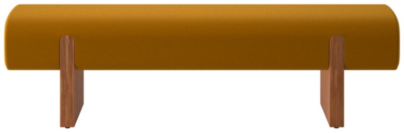 Socca 55" Bench Luca Turmeric | CB2