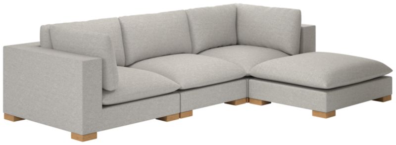 Deseo 4-Piece Modular Deep Depth Sectional Sofa | CB2
