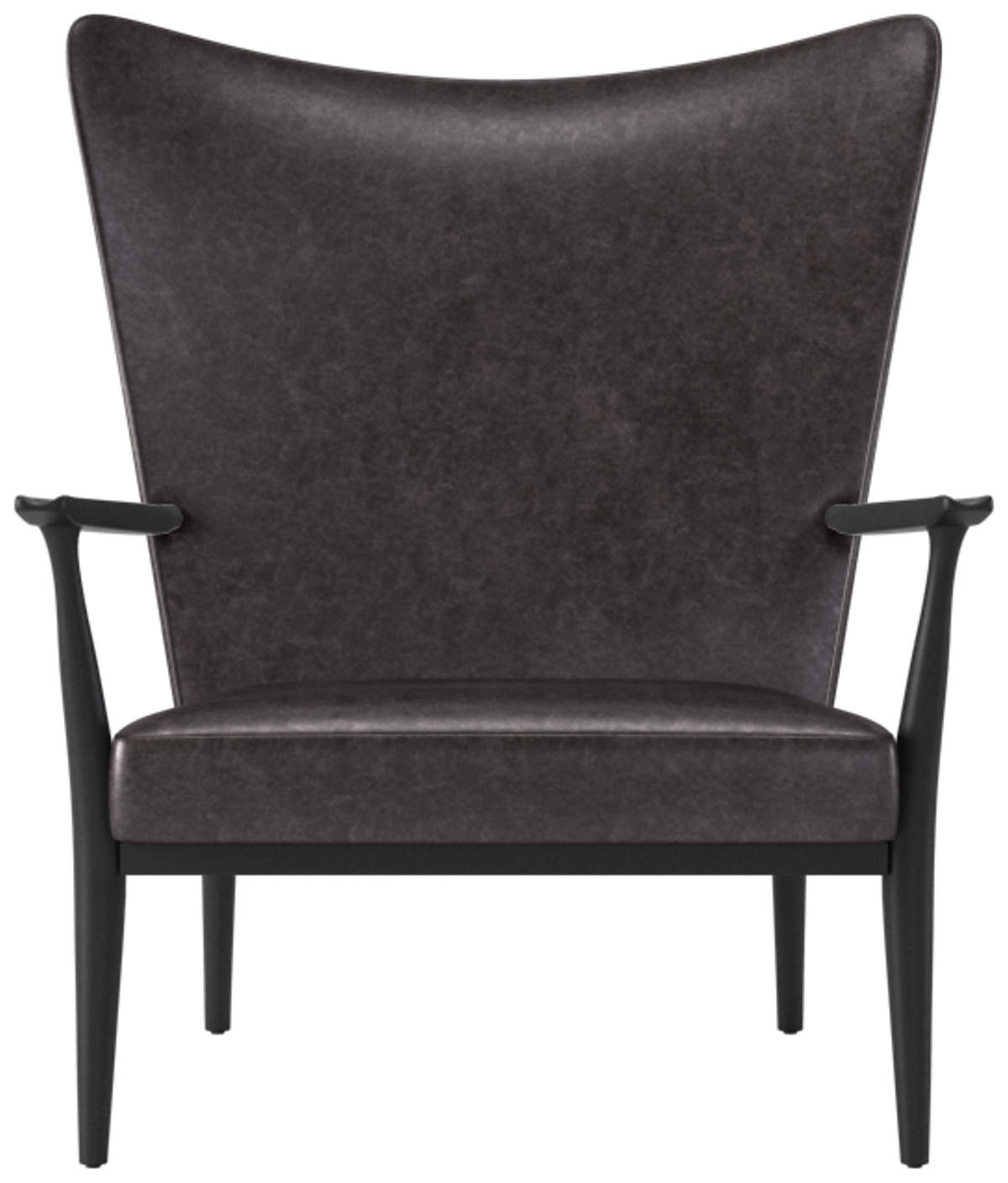 Pull-Up Leather Lounge Chair Model 1321 | CB2