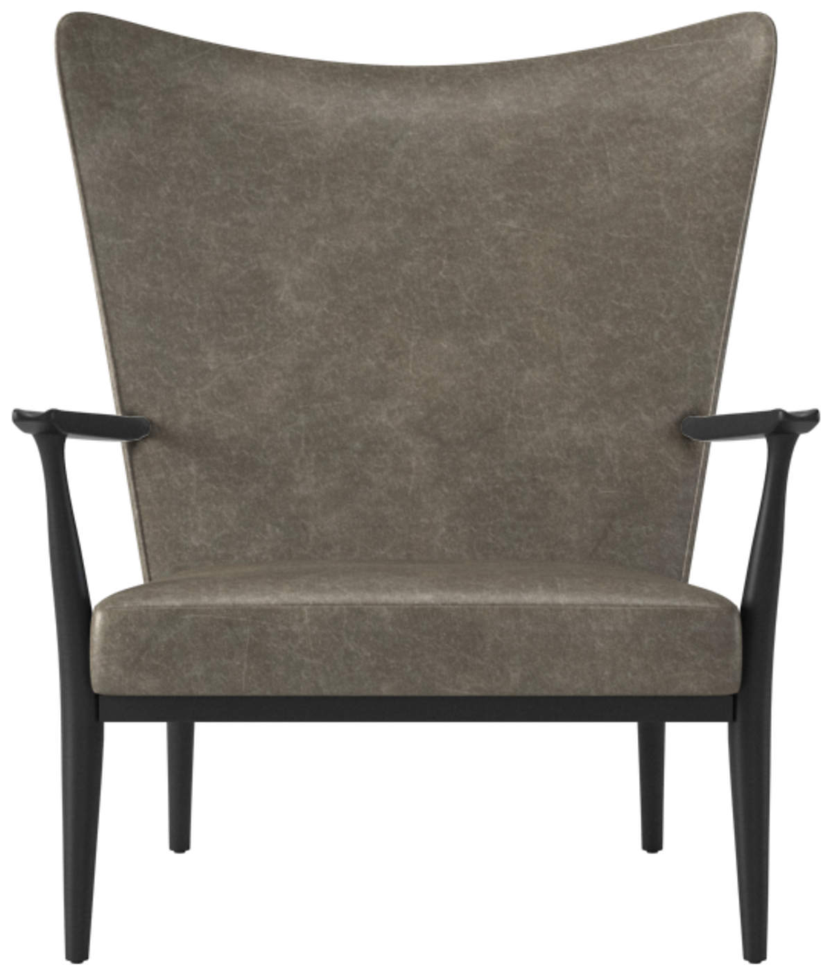 Pull-Up Leather Lounge Chair Model 1321 | CB2