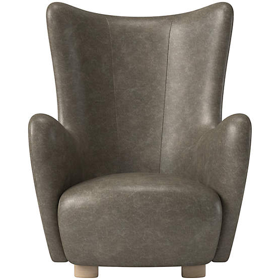 Bozzi Leather Chair Bello Black by Ross Cassidy | CB2