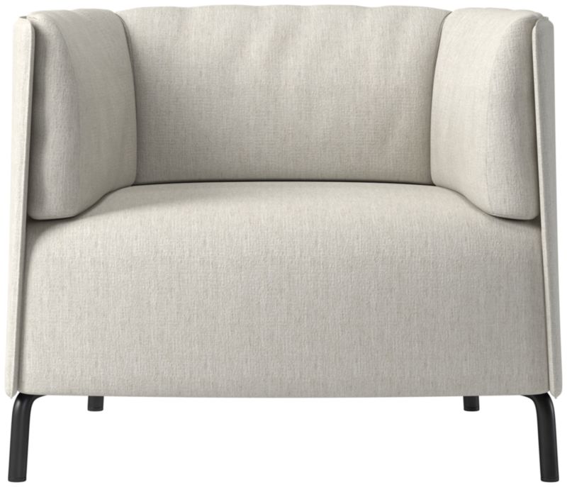 Clarendon Chair Nomad Snow | CB2