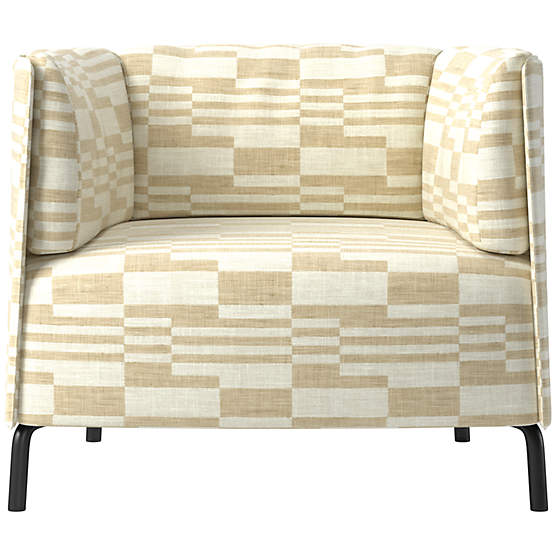 Clarendon Accent Chair Curious Evergreen | CB2