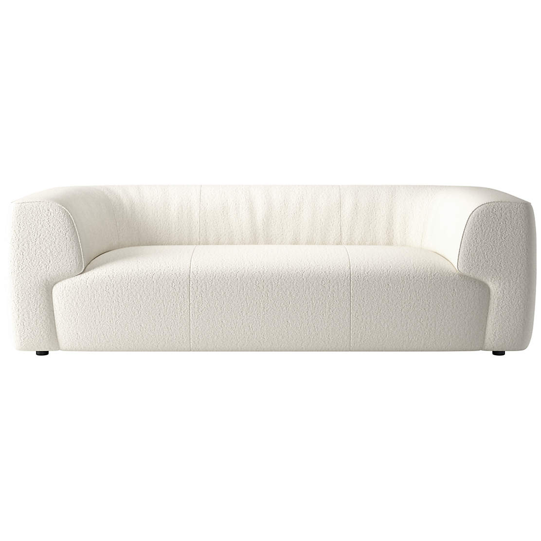 Rodez 88" Apartment Sofa Nomad Snow + Reviews | CB2