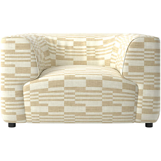 Rodez Accent Chair Luca Storm | CB2