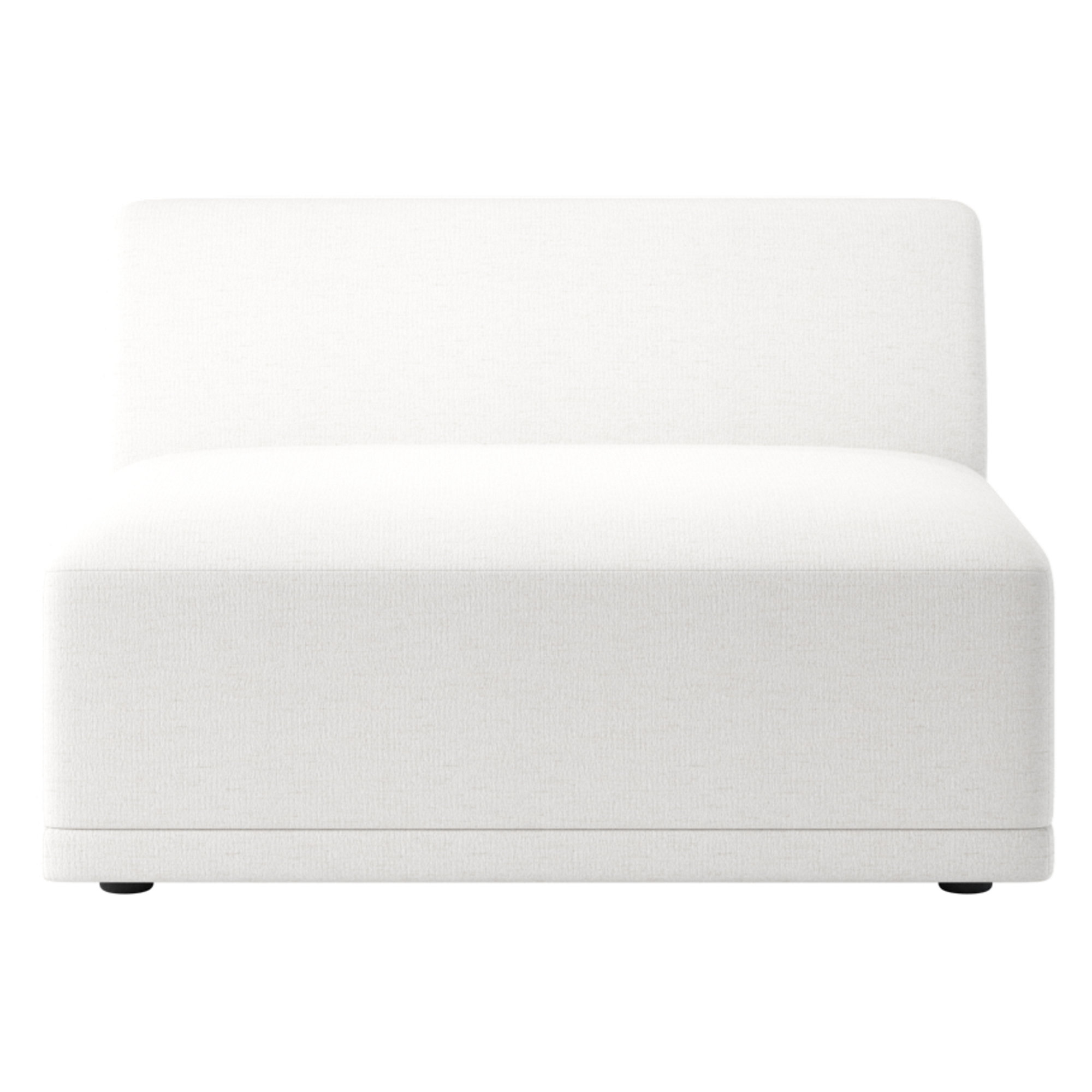 Faible Armless Chair Curious Linen | CB2