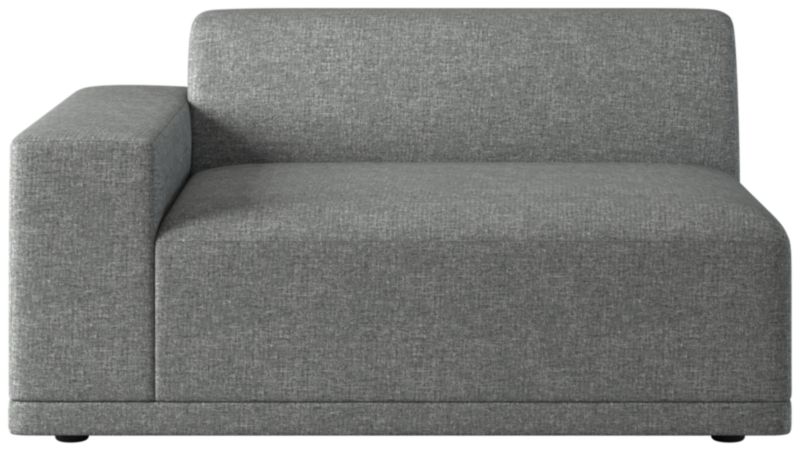 Faible Chair with Left-Arm Hatch Charcoal | CB2