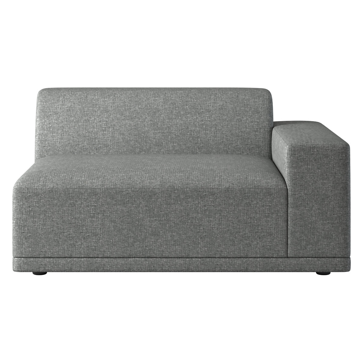 Faible Chair with Right-Arm Hatch Charcoal | CB2 Canada