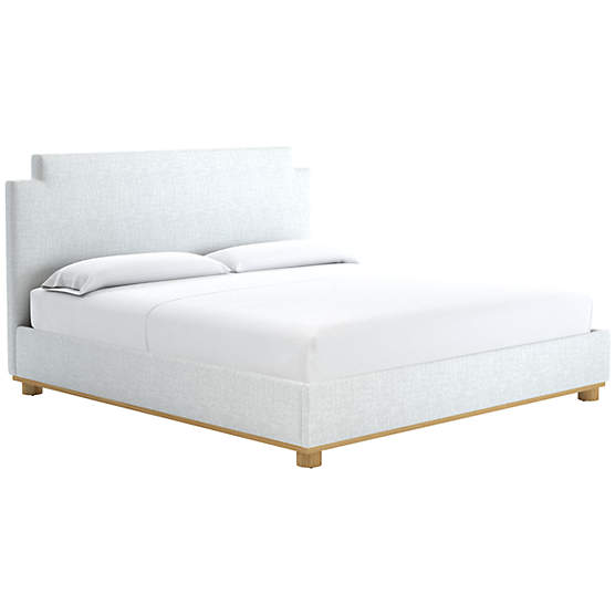 Plaza King Bed Curious Evergreen | CB2