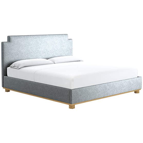 Plaza King Bed Curious Evergreen | CB2