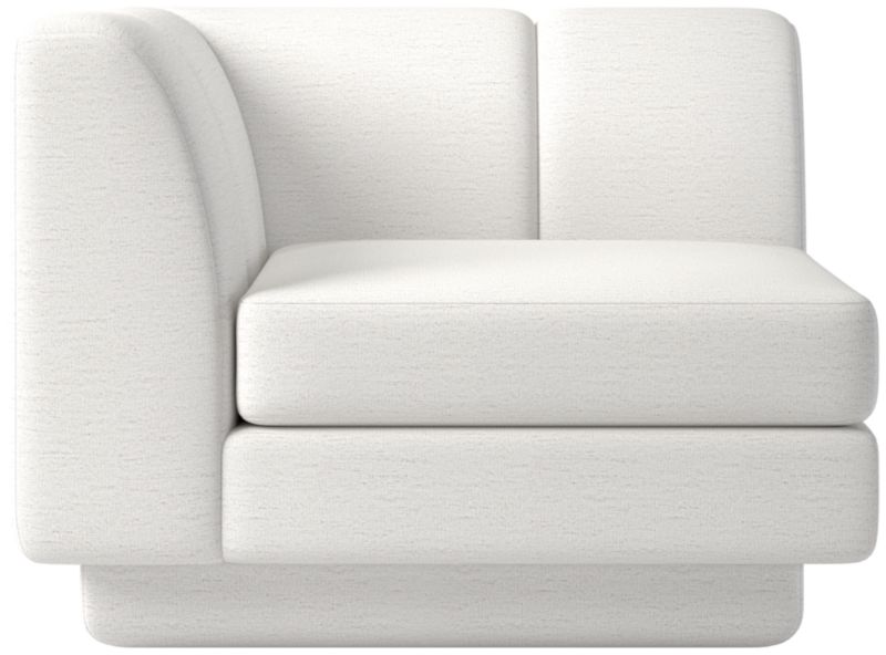 Yarrow Corner Chair Curious Dove | CB2
