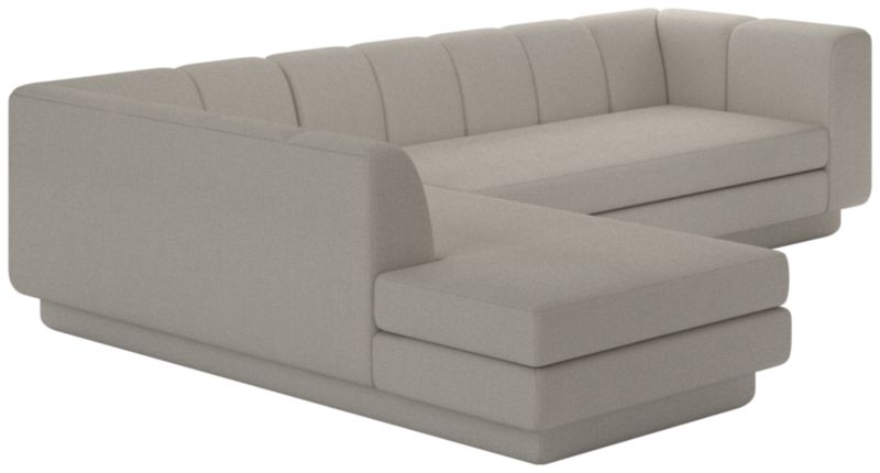 Yarrow 2-Piece L-Shaped Sectional Sofa with Left Arm Nomad Stone ...