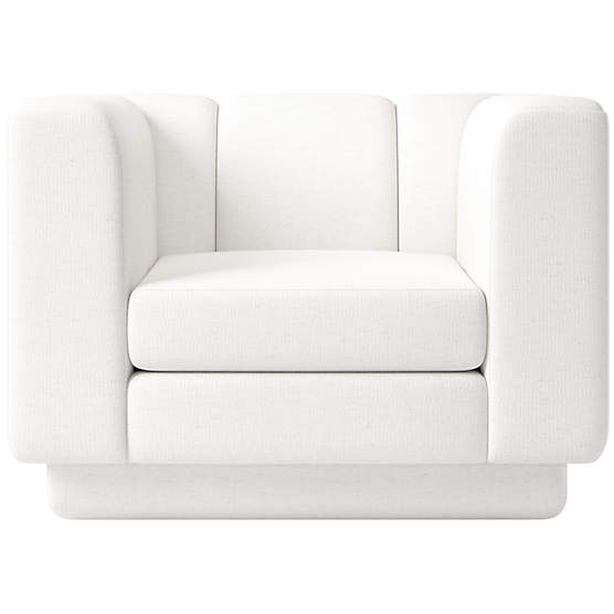 Yarrow Swivel Chair Curious Eclipse | CB2