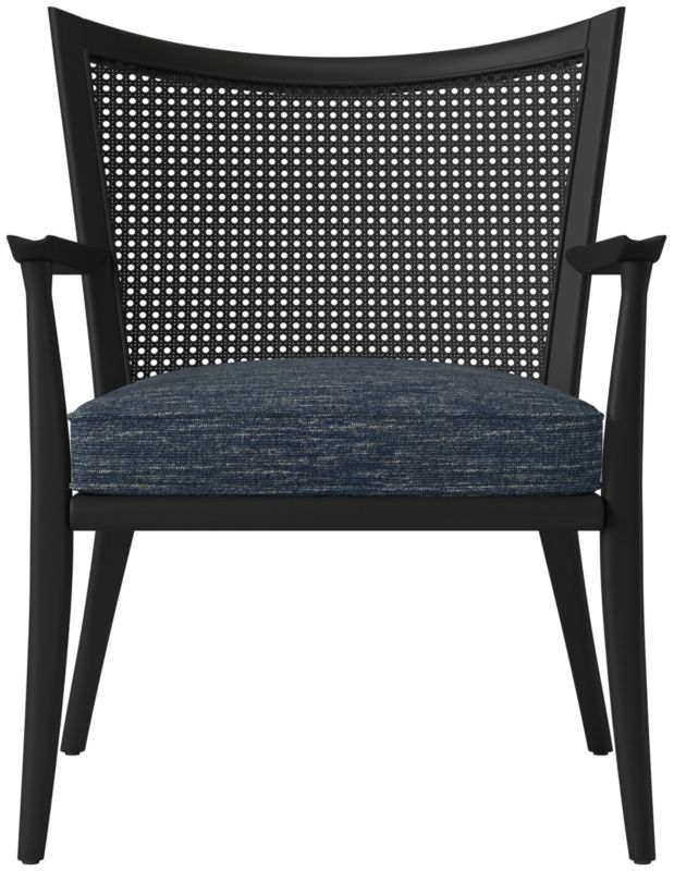 Thomas Cane Chair with Cushion Curious Eclipse | CB2