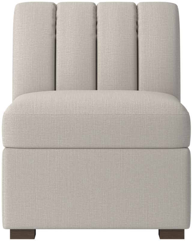 Duncan Single Dining Banquette Nomad Stone | CB2