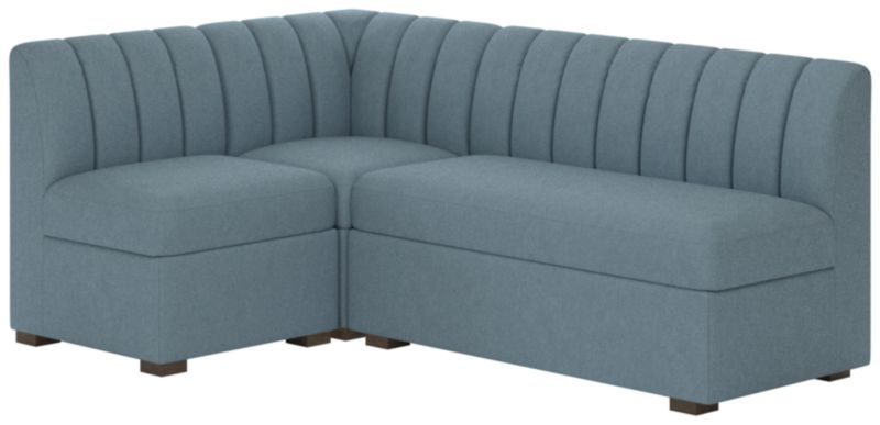 Duncan Single L-Shaped Loveseat Dining Banquette | CB2