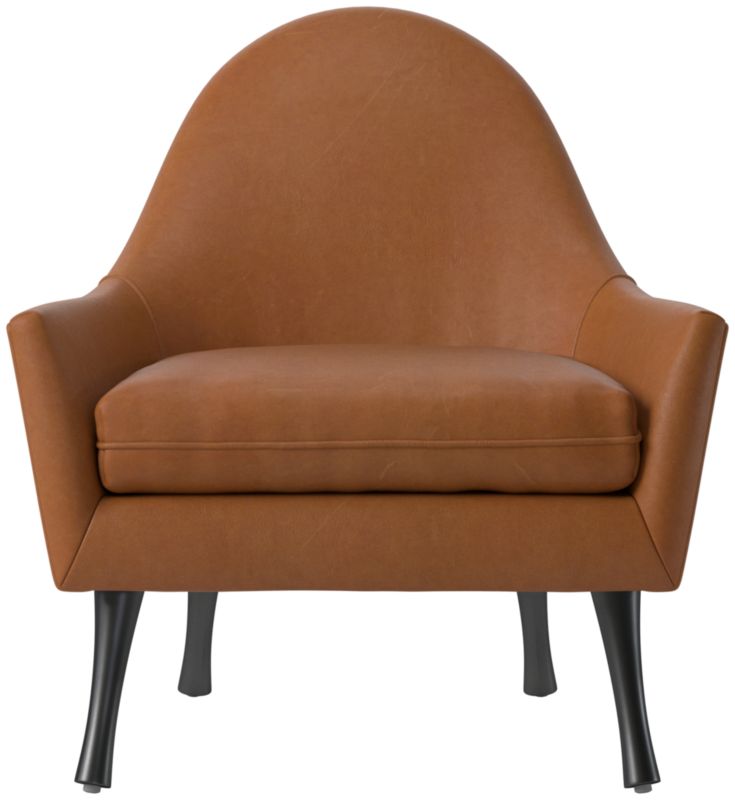Symmetric Leather Accent Chair + Reviews | CB2 Canada