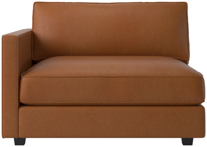 Winona Leather Left-Arm Chair | CB2 Canada
