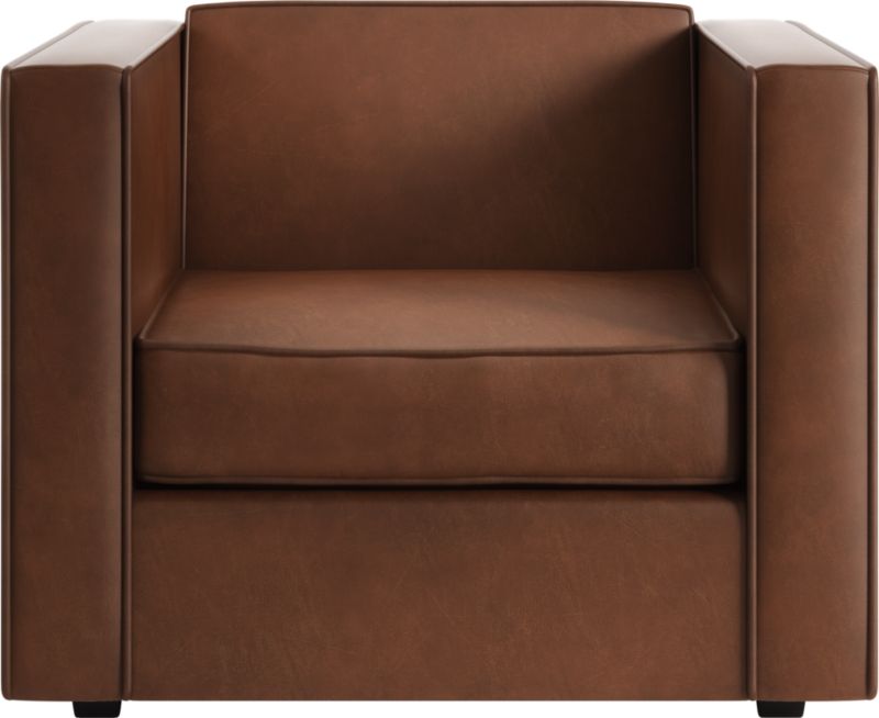 Club Leather Lounge Chair + Reviews | CB2